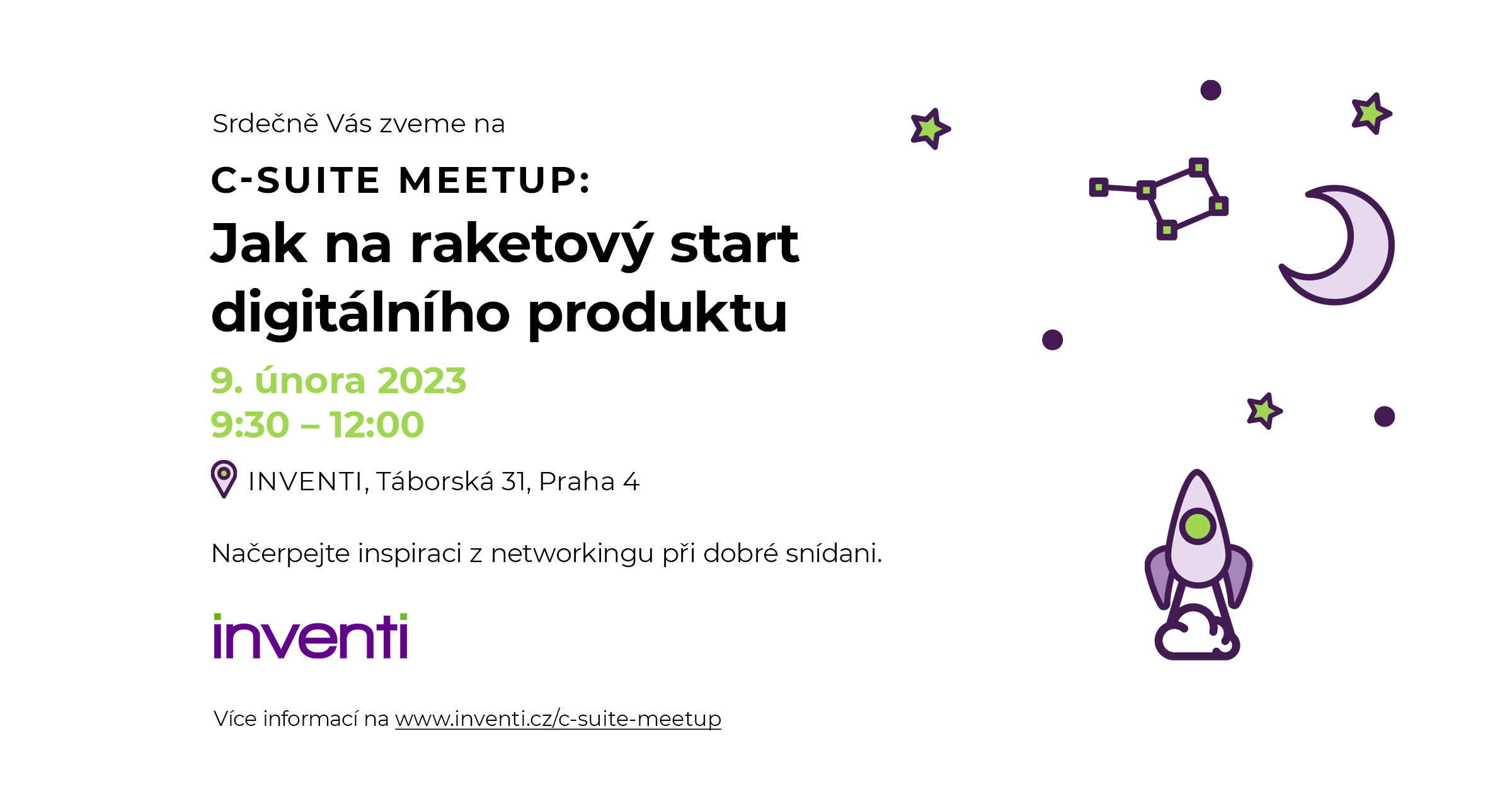 C-Suite Meetup: Jak na raketový start digitálního produktu - INVENTI